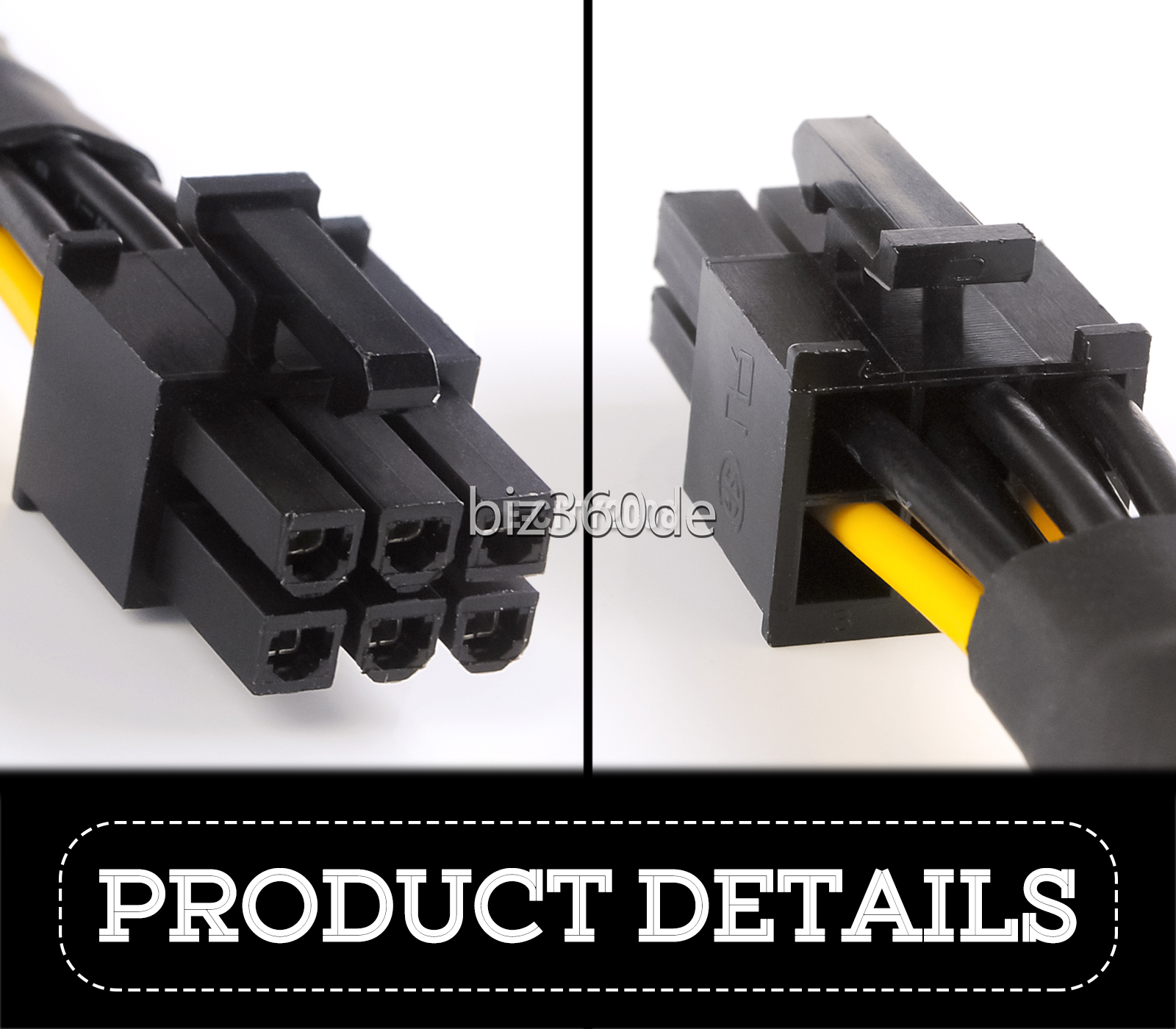 35cm Power Adapter Cable 8pin to 6pin For DELL PowerEdge R730 GPU ...