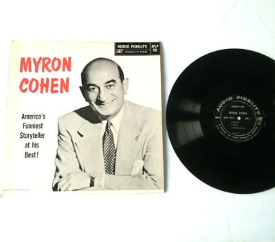 Myron Cohen 1960 Americas Funniest Storyteller Vinyl Jewish Comedy ...
