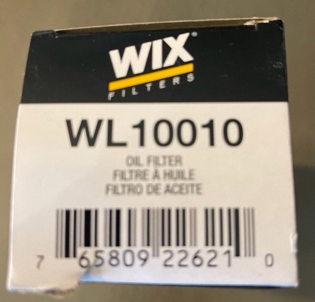 Wix WL10010 - cross reference oil filters | oilfilter-crossreference.com