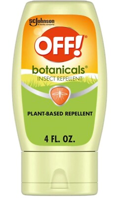 OFF! Botanicals Insect Repellent Lotion Plant-Based Bug , Mosquito ...