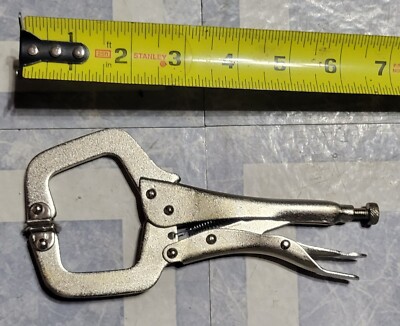 4 Pack 6" Locking C-clamp with swivel pads | eBay