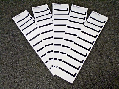 ELECTROMARK Letter Label, L, White, 2" Height, 50 PK, 34098WL | eBay