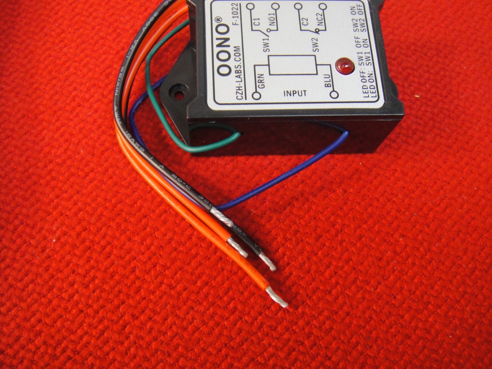 DPST OONO F-1022 8Amp Power Relay Module, AC/DC 5V Control Voltage | eBay