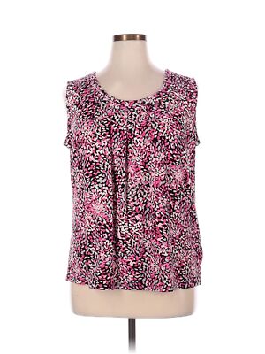 Kasper Women Pink Sleeveless Top 1X Plus | eBay