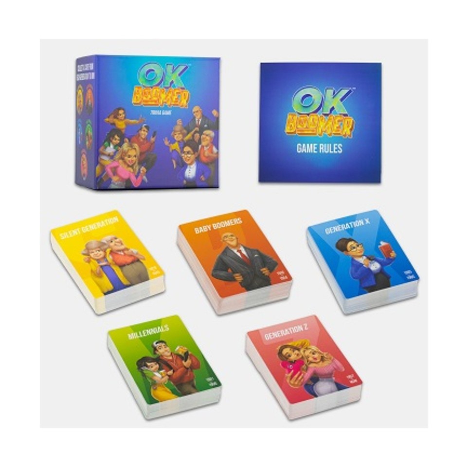 Goliath Games Card Game OK Boomer! Trivia Game Box VG+/NM | eBay