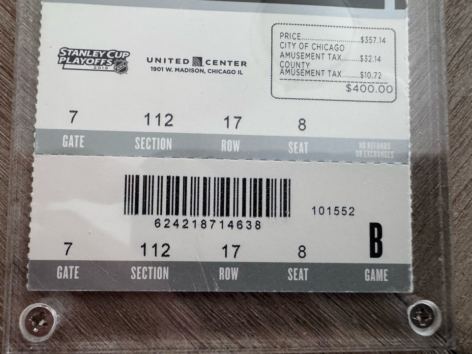 2015 STANLEY CUP FINALS CHICAGO BLACKHAWKS GAME 4 TICKET STUB GAME B | eBay
