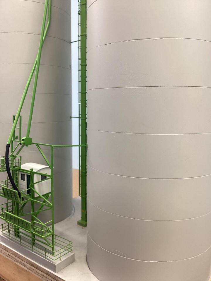 HO Scale Cargill Grain Silo Scratch built | eBay Australia