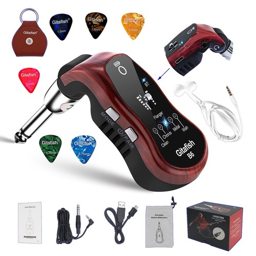 Guitar Headphone Mini Amp Bluetooth Electric Bass Micro Amps for ...