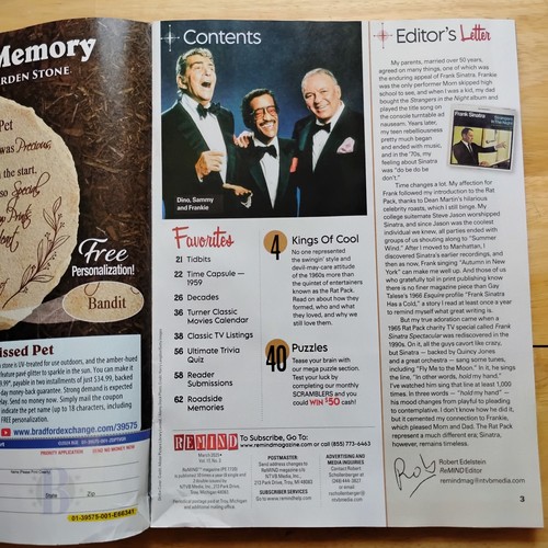 Remind Magazine March 2025 Newest Current Issue 64 Pages A Toast To The ...