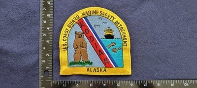 US COAST GUARD / USCG MARINE SAFETY DETACHMENT ALASKA EMBROIDERED PATCH ...