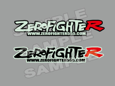 ZEROFIGHTER PHOSPHORESCENT STICKER WHITE ZEROF-01194 | eBay