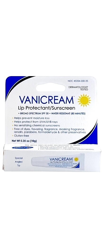 Vanicream SPF 30 Lip Protectant 0.35 Oz Tube for sale online | eBay