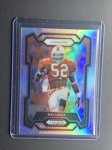 2024 Prizm Draft Picks Ray Lewis Prizm Silver #4 Ravens/Hurricanes | eBay
