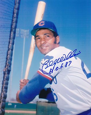 Billy Williams Autographed 8x10 Chicago Cubs Free Shipping HOF #5 | eBay