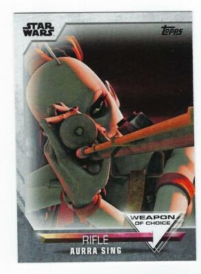 2020 TOPPS WOMEN OF STAR WARS WEAPON OF CHOICE #WC-5 AURRA SING RIFLE ...