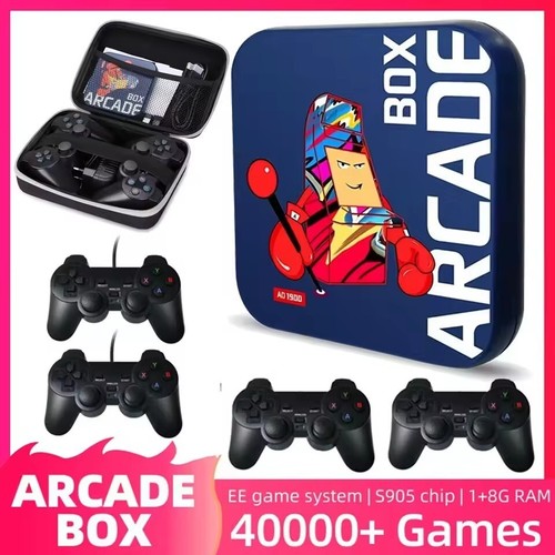 Arcade Box 4K HD Retro Video Game Console Built in 50000+ Games For PS1 ...