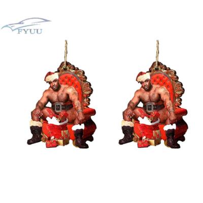 2 x Santa Gift Wood Meme A festive Mr. Wood Meme Funny Christmas ...