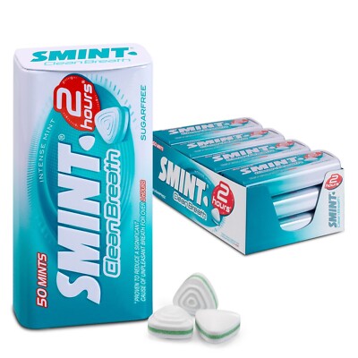 Smint Breath Mints | 12X Smint 2 Hours Clean Breath Intense Mint | eBay