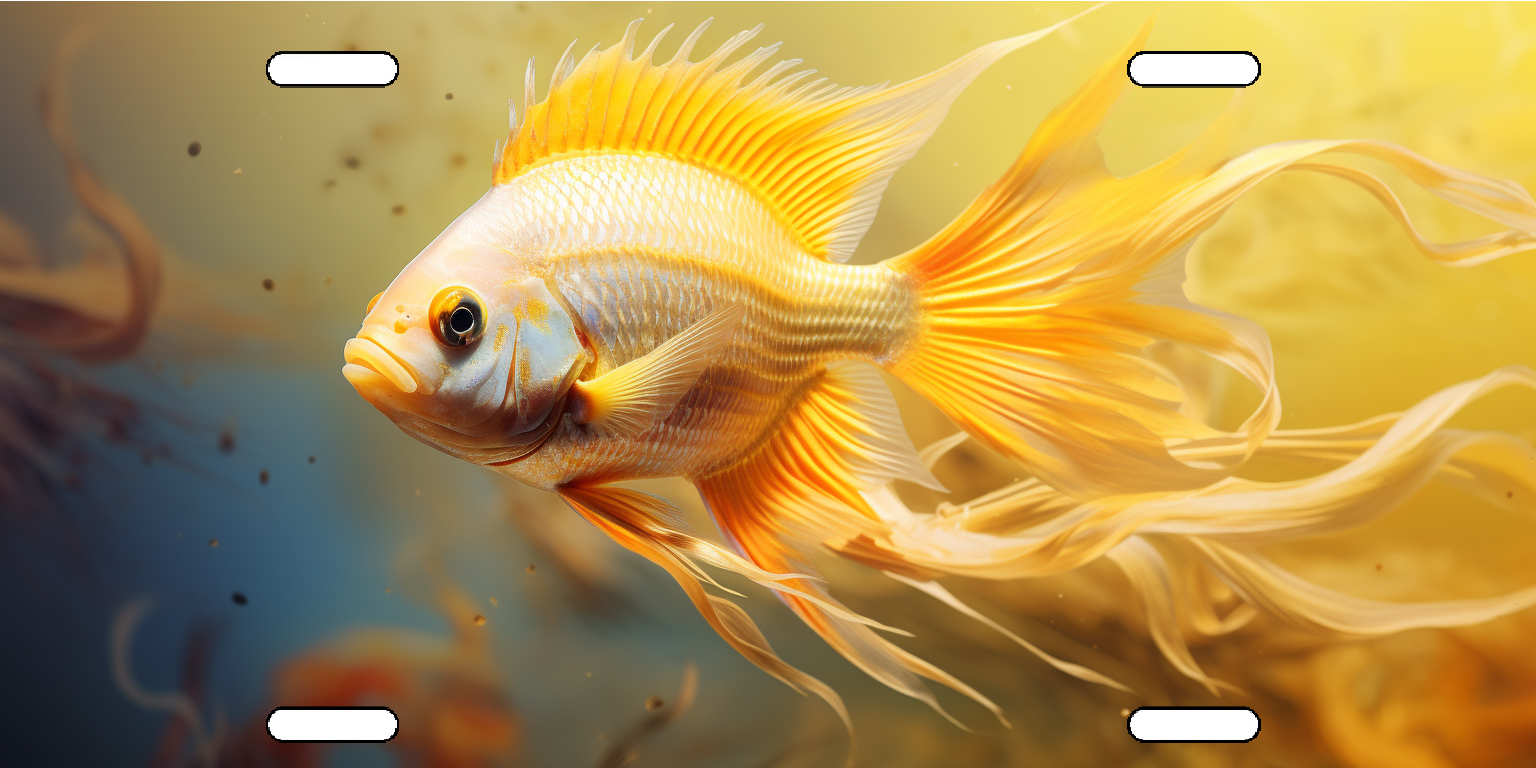 Tropical Fish License Plate Personalized License Plate Add Text | eBay