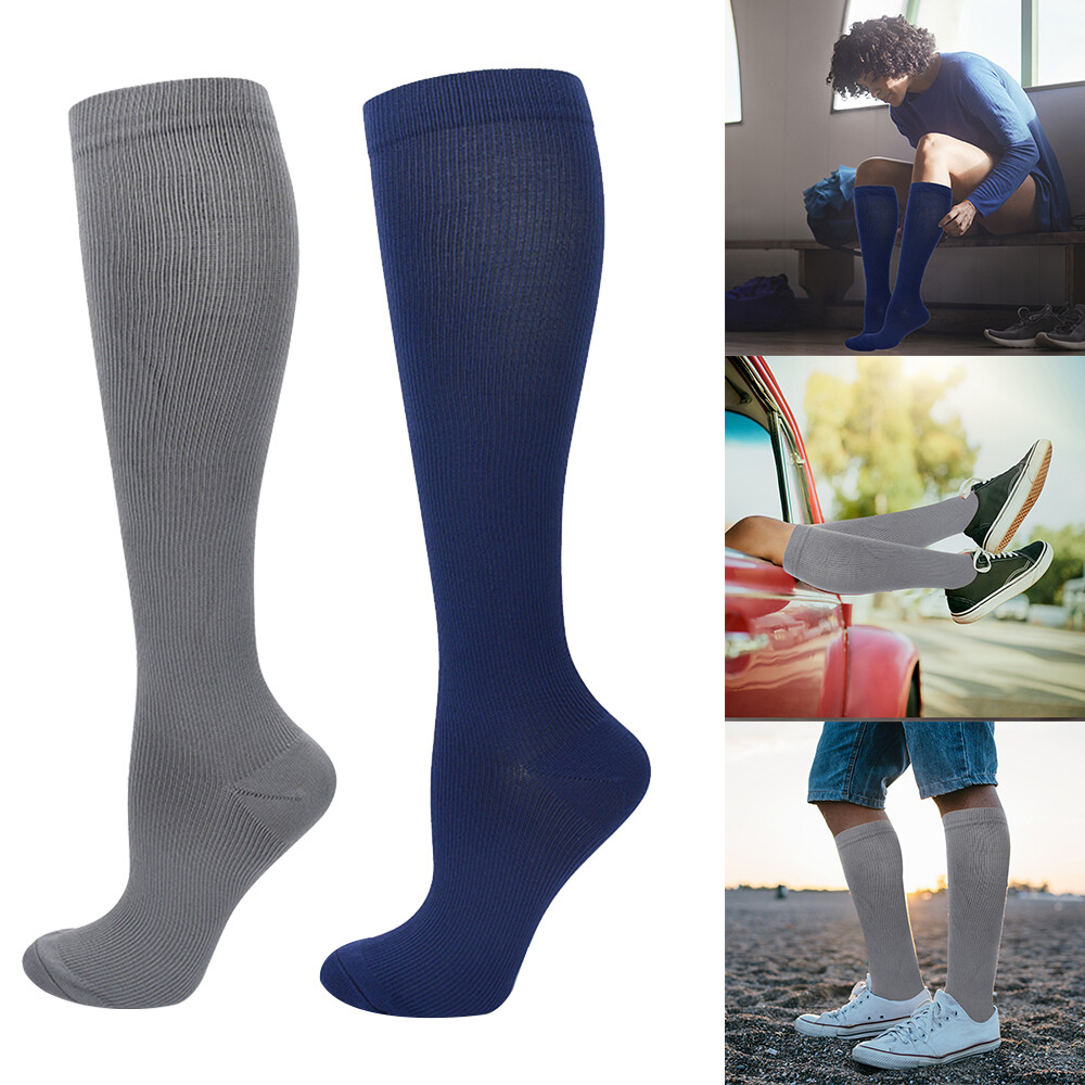 Flight Travel Socks Compression Anti Swelling Fatigue DVT Support ...