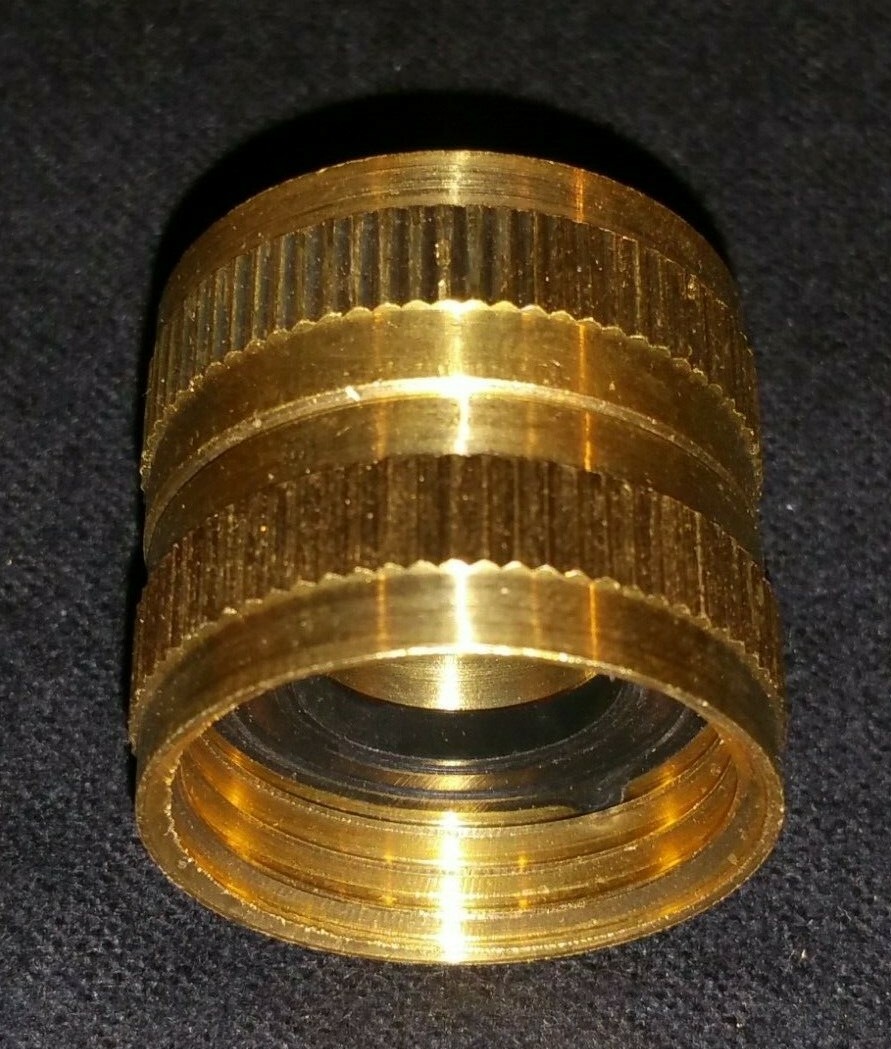 Female Garden Hose Thread (FHT) X Female Garden Hose Thread (FHT) Brass ...