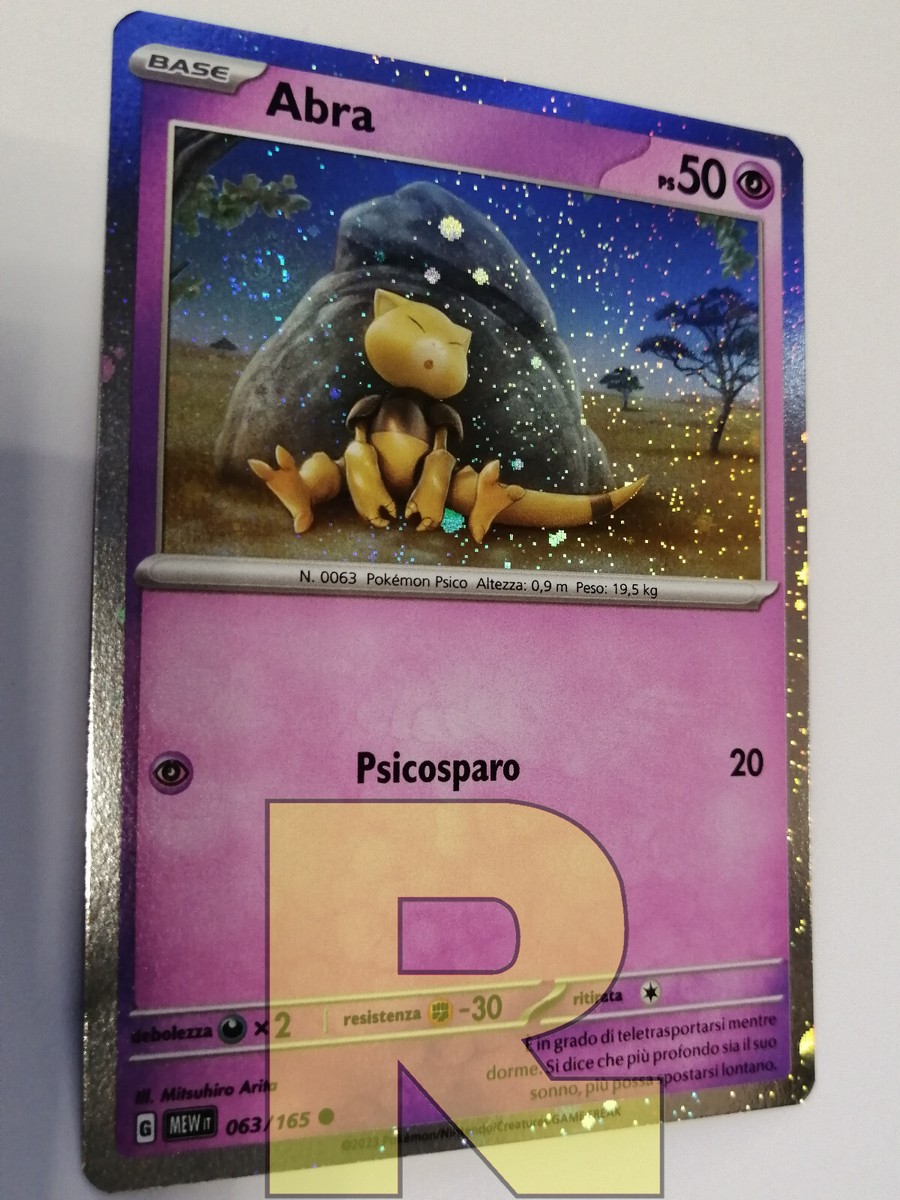 Pokemon Abra Card Pokemon Scarlet & Violet 151 Alakazam EX Collection