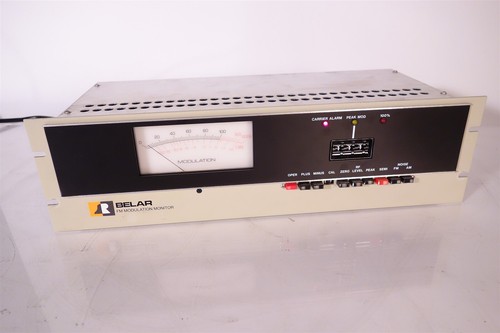 Belar FM Modulation Monitor FMM-2 Pro Broadcast Audio | eBay