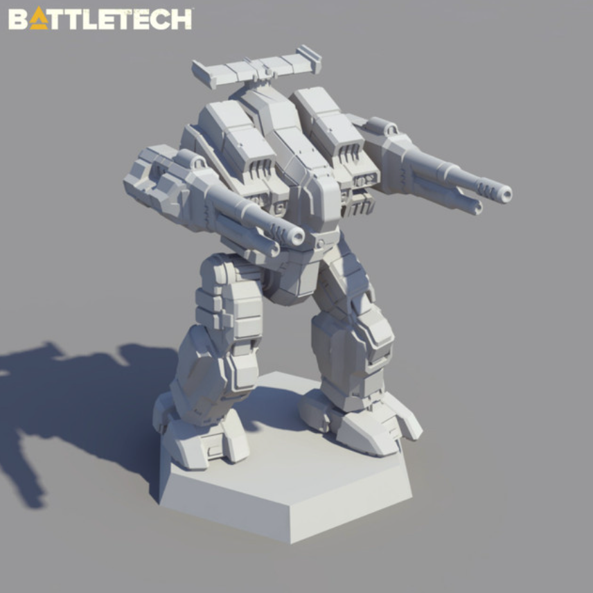 Battletech Rifleman Mech + Cards Battle Lance IS Kickstarter Catalyst ...