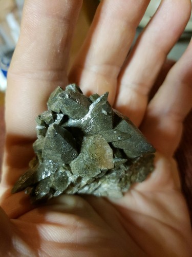 Chocolate Dogtooth Raven Wing Calcite Cluster Santa Eulalia Chihuahua ...