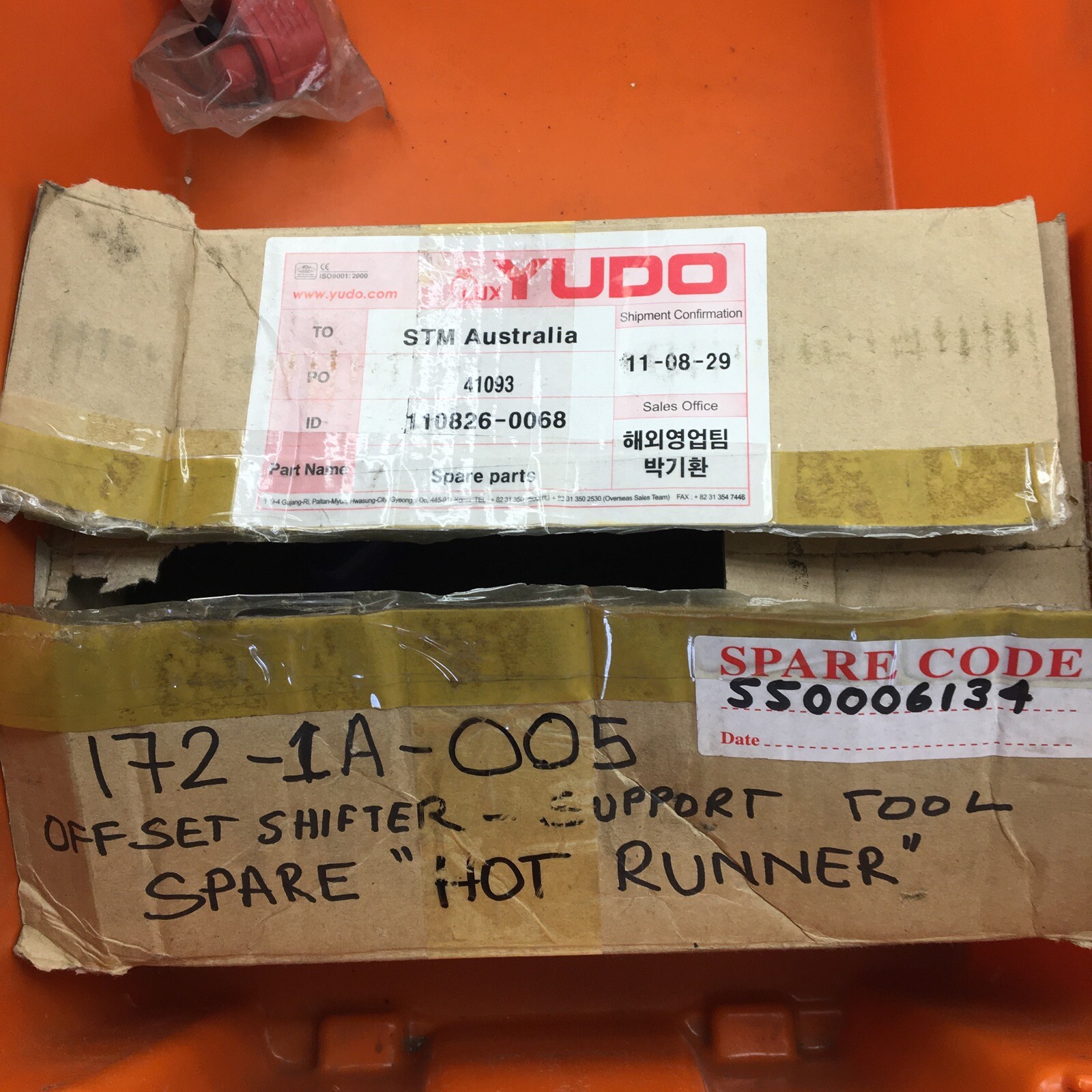 YUDO M03511 172-1A-005 SS Hot Runner NOZZLE, Manifold, HT35128/FR2911 ...