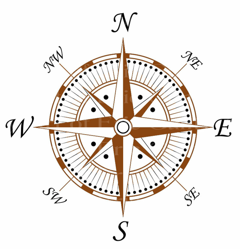 Map Compass Clip Art