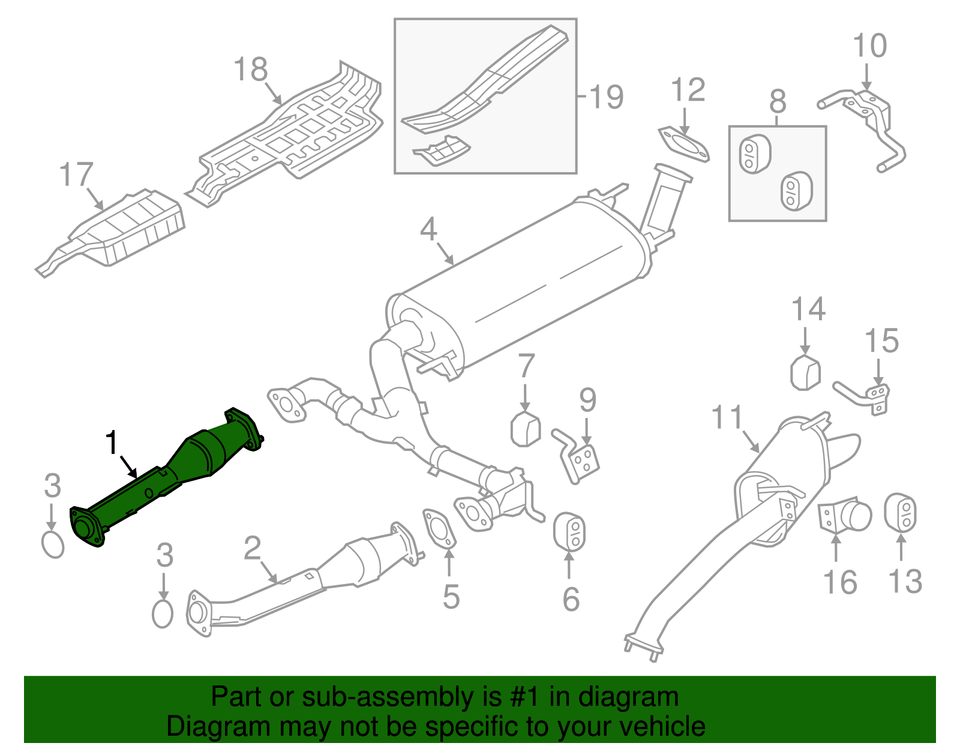 Genuine Nissan Front Pipe 200A0-6JF0A | eBay