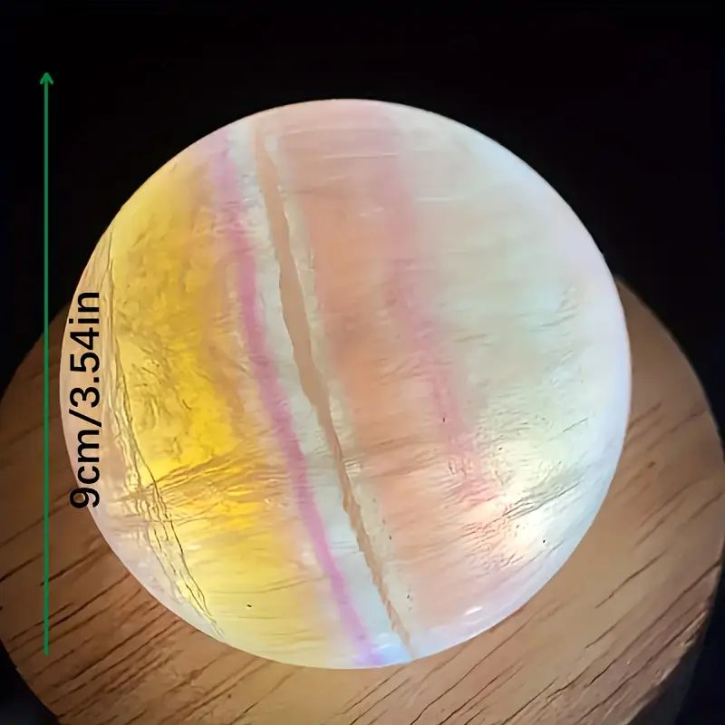 Bohemian Style Natural Candy Colored Fluorite Crystal Ball - Rainbow ...