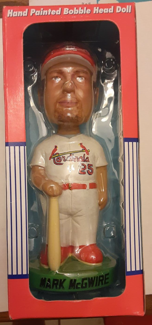MARK MCGWIRE # St. Louis Cardinals Bobble Dobbles Hand Painted ...