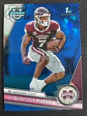 Jo'Quavious Marks 2023 Bowman Chrome University Sapphire RC Card #189 ...