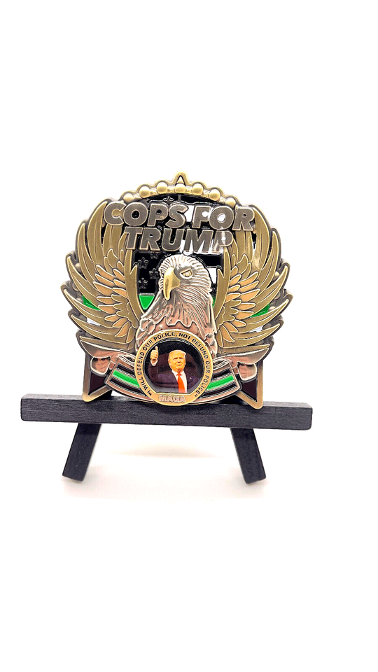 COPS for TRUMP 45th President Donald J Trump MAGA CBP BORDER PATROL ...