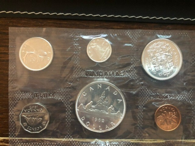 1962 Canada Silver PL Set (6 Coins Cent to $1). Mint UNC. | eBay