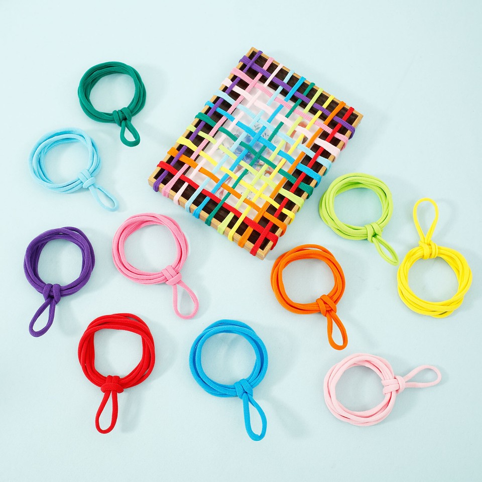 800Pcs Weaving Loops 10 Colors Weaving Loop Kit Elastic Potholder Loops ...