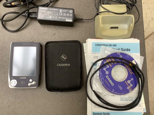 Casio Cassiopeia EM500 PDA personal pocket PC vintage | eBay