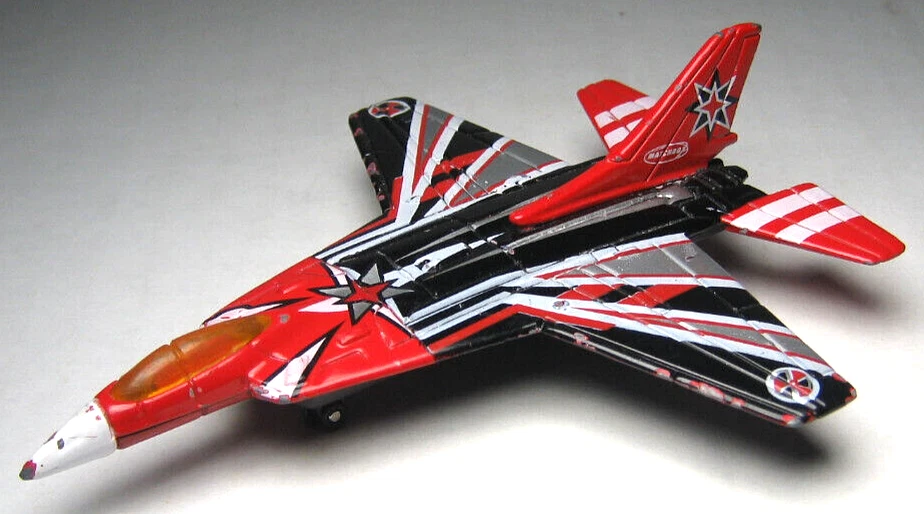Red And Black Jet Fighter