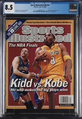 KOBE BRYANT JASON KIDD 2002 NBA FINALS PREVIEW SPORTS ILLUSTRATED ...