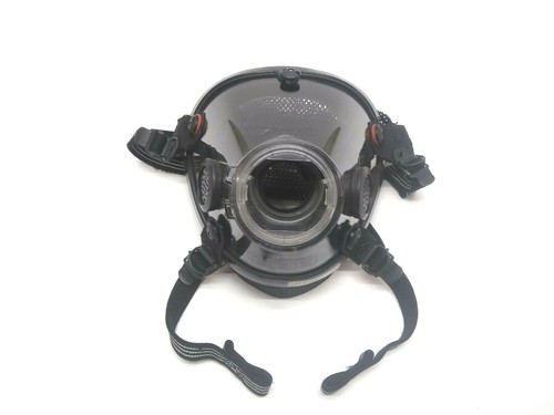 Scott 804019-08 Full Face Respirator Mask w/ Head Harness Large Black ...