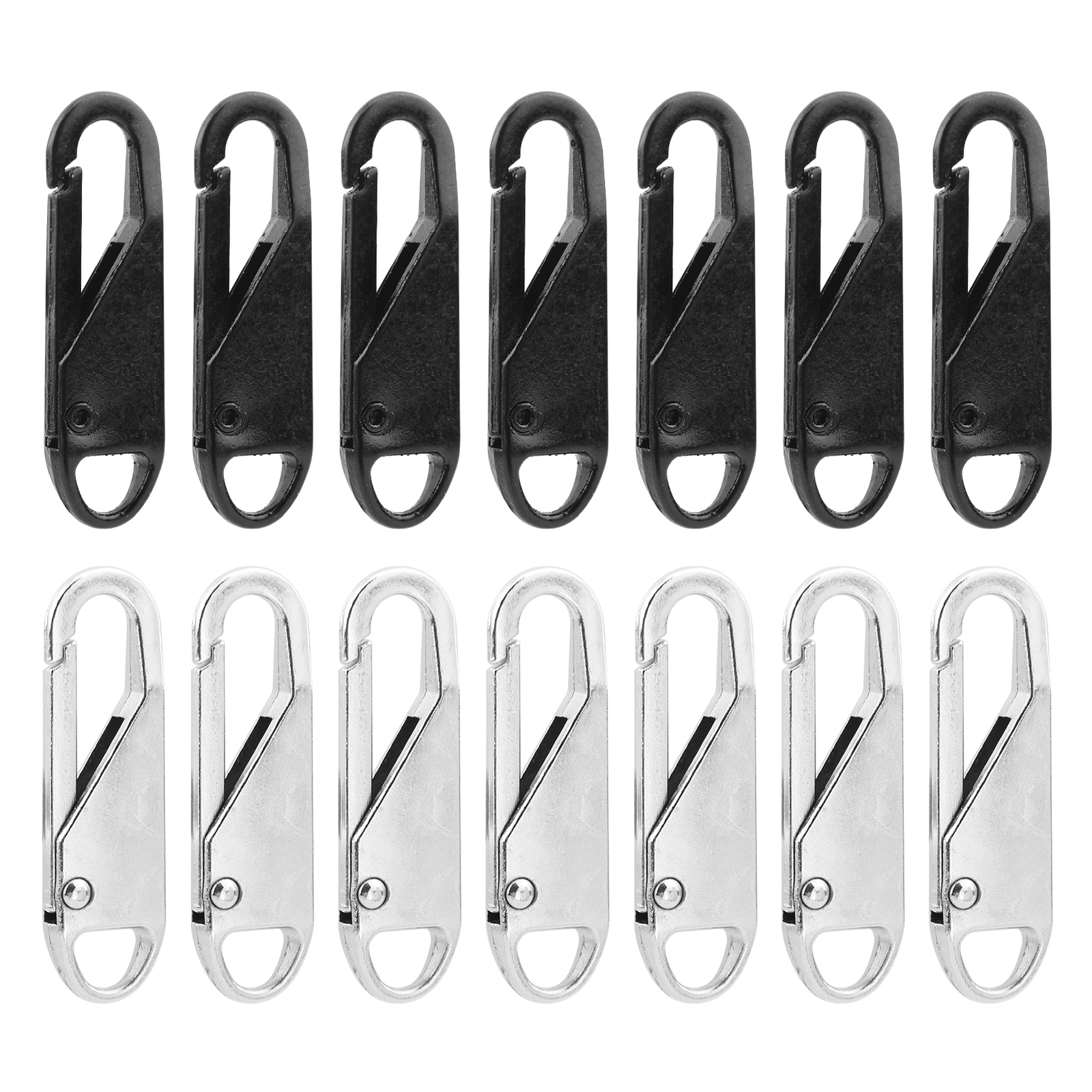For Clothes Replacement Parts Backpack Tabs Spring Loaded Zipper Pull ...