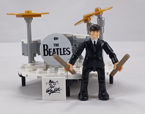 The Beatles Ringo Starr & Drum Set Mega Construx Bloks Mini Figure ...