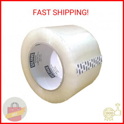 Packing Tape, 3 Inch X 110 Yard 2.6 Mil Crystal Clear Industrial Plus ...