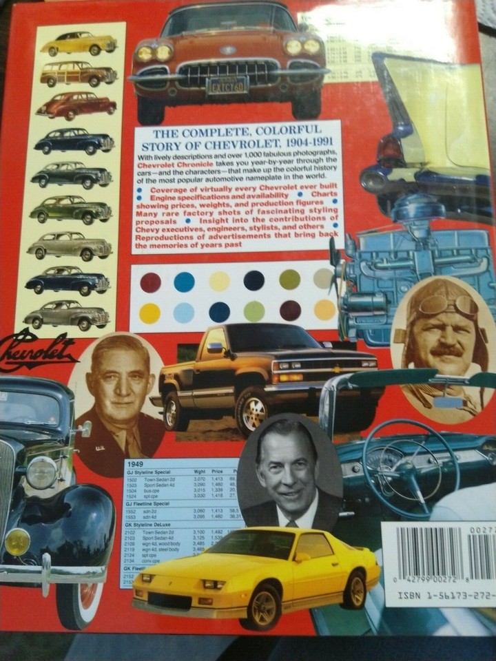 Chevrolet Chronicle A Pictorial History from 1904 | eBay