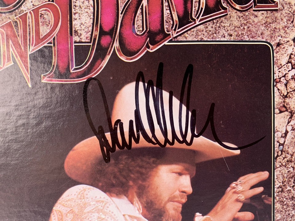 David Allan Coe David & Willie Signed Autograph LP Album Record BAS ...