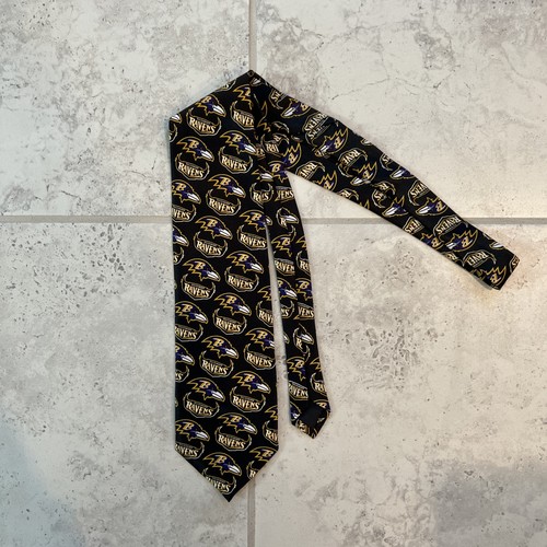 2000 Vintage NFL Football Silk Ralph Marlin & Co. Neck Tie Baltimore ...
