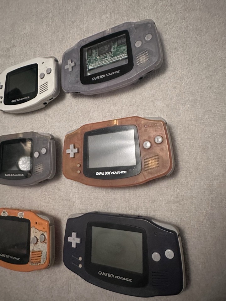 Lot of 6 Nintendo Game Boy Advance GBA Consoles – Untested – For Parts ...