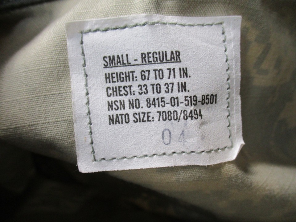 NEW W TAGS ARMY ACU DIGITAL COMBAT UNIFORM SHIRT 50/50 MATERIAL UCP ...